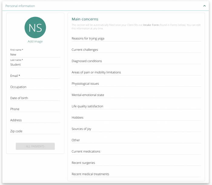 Public Intake Forms - Sequence Wiz